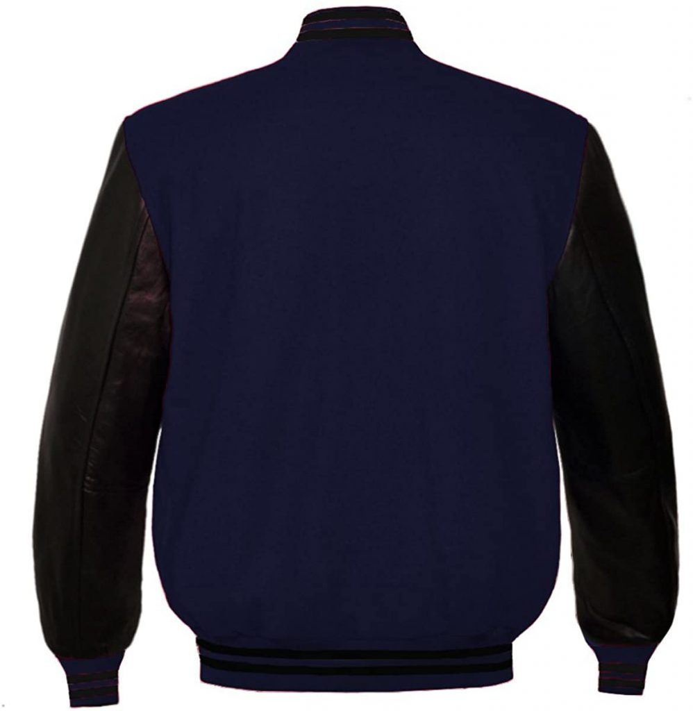 Wholesale Custom Varsity Jacket Pullover Wool / Acrylic Plain Dyed