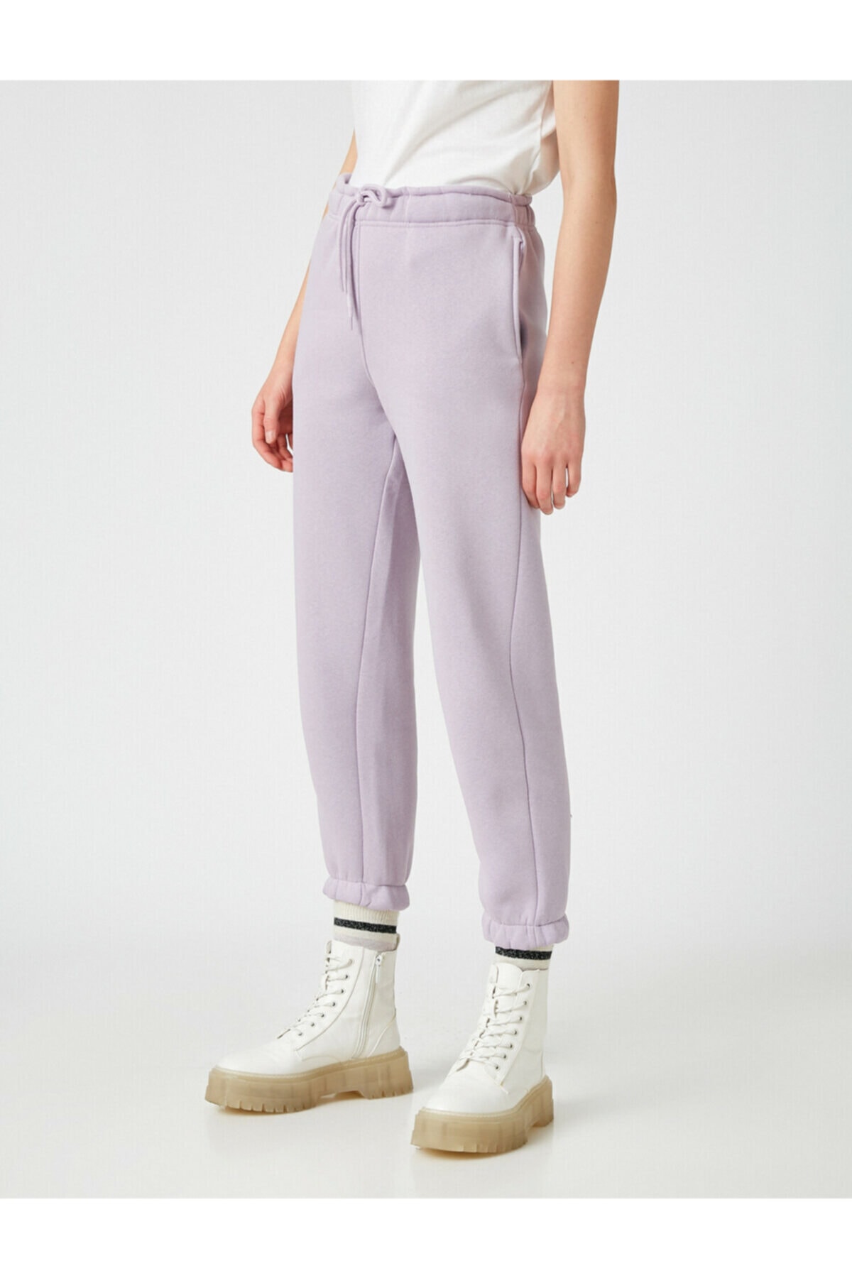Custom Women Purple Cotton Jogging Suit
