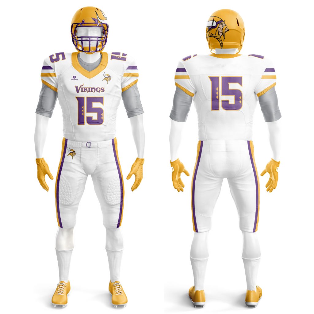 American football Uniforms with your own logos and team names with ...