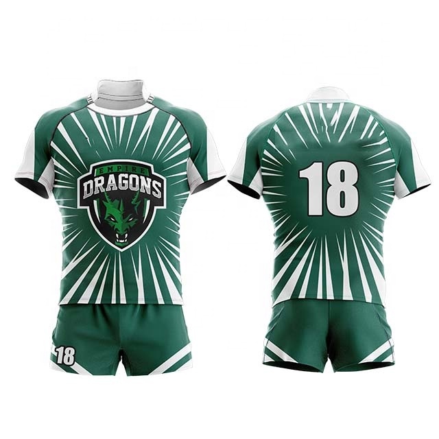 Cheap Custom Rugby Uniform with your own logos or team name sublimation