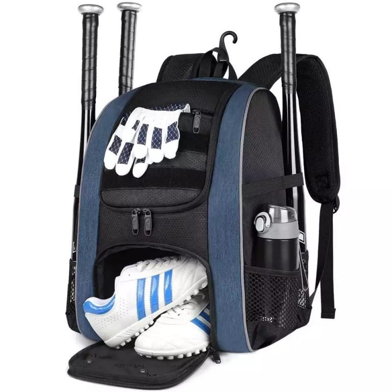 Black Color Sports Baseball Backpack Bag For Baseball Equipments